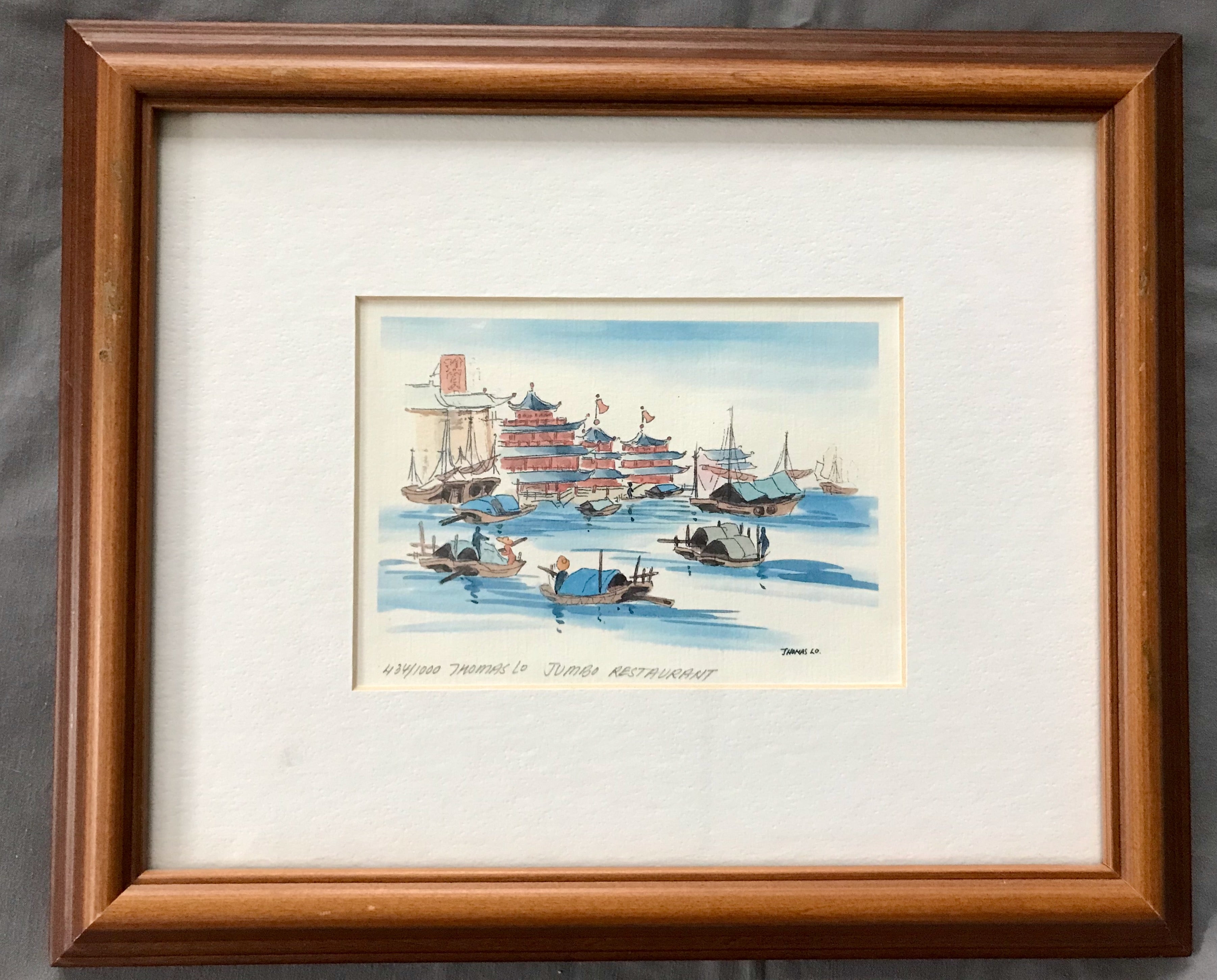 Thomas Lo, Four Scenes From Hong Kong, Limited Edition and Signed Lith ...